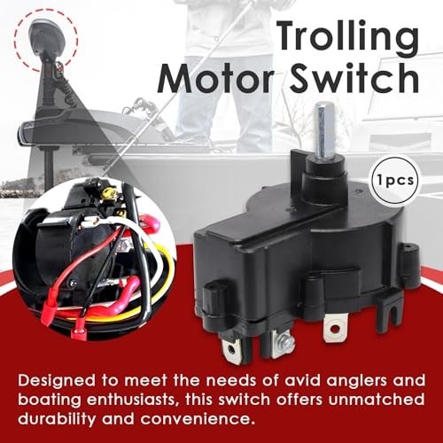 12V 24V Electric Trolling Motor Switch - 5 Speed Control for Fishing ...