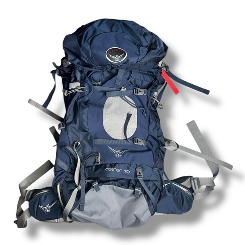 Osprey Aether 70 Size Medium Men’s backpack backpacking Blue | eBay