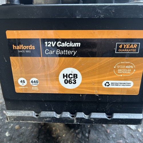 Car Battery 12v Halfords HCB063 | eBay UK