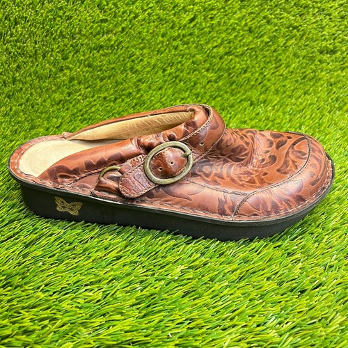 Alegria Seville Yeehaw Brown Womens Size 8-8.5 Casual Walking Leather ...