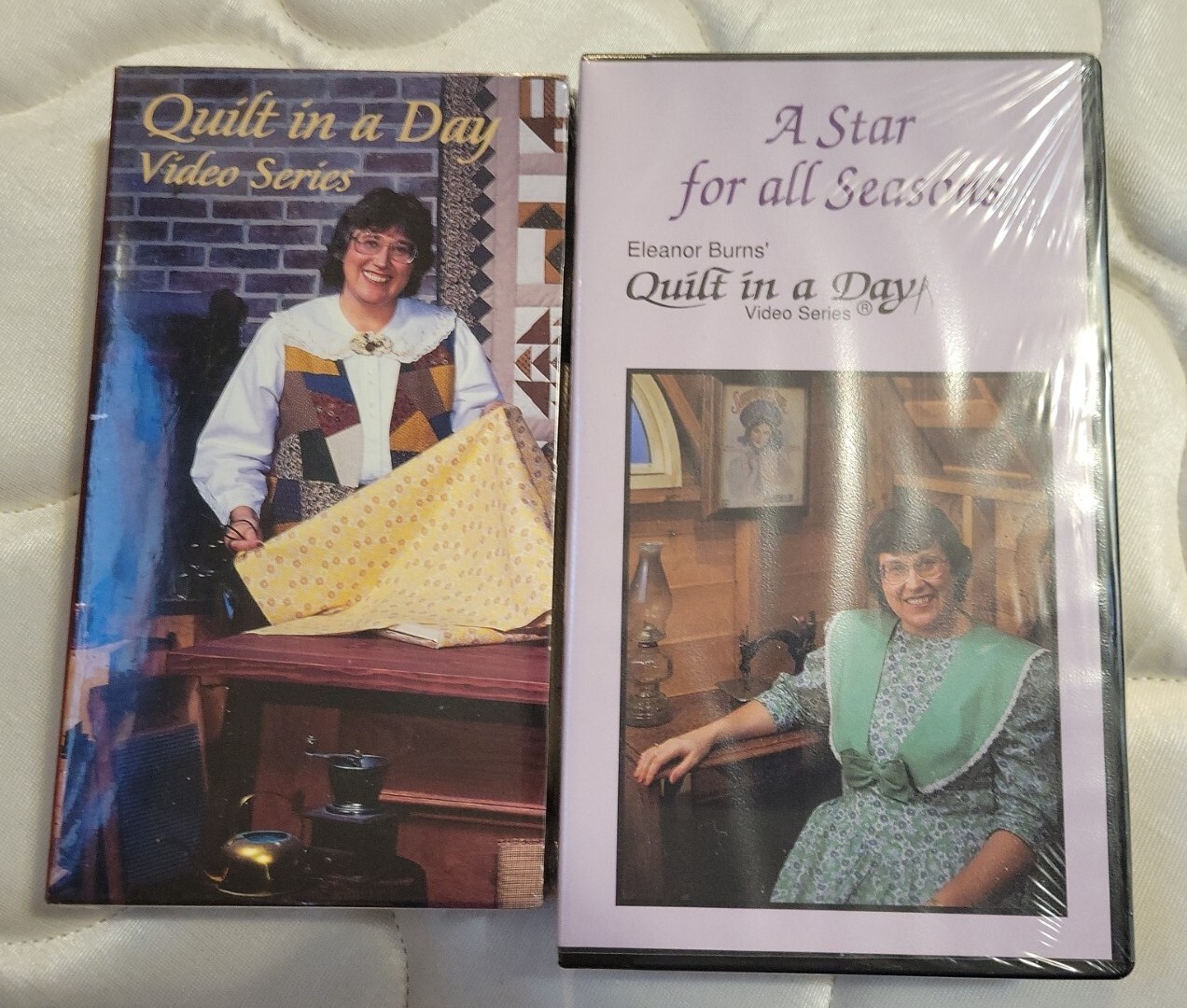2 Sealed VHS Quilt in a Day - Eleanor Burns - A8 | eBay