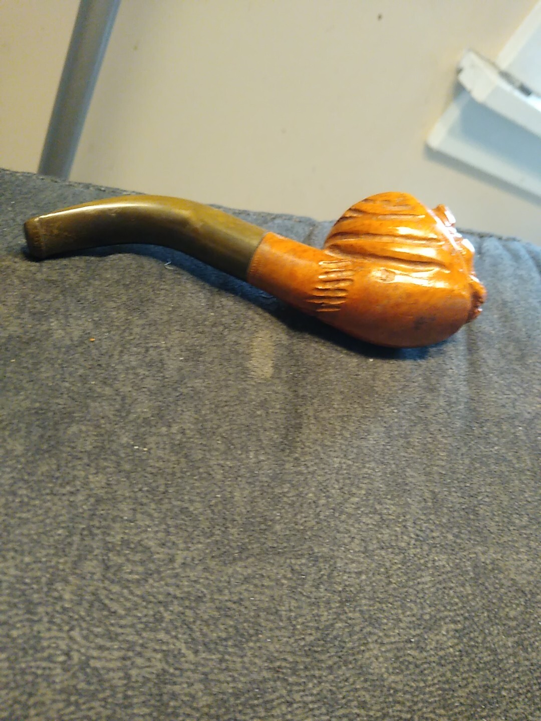 Vintage Made In Italy Hand Carved Demon Devil Head Tobacco Pipe | eBay