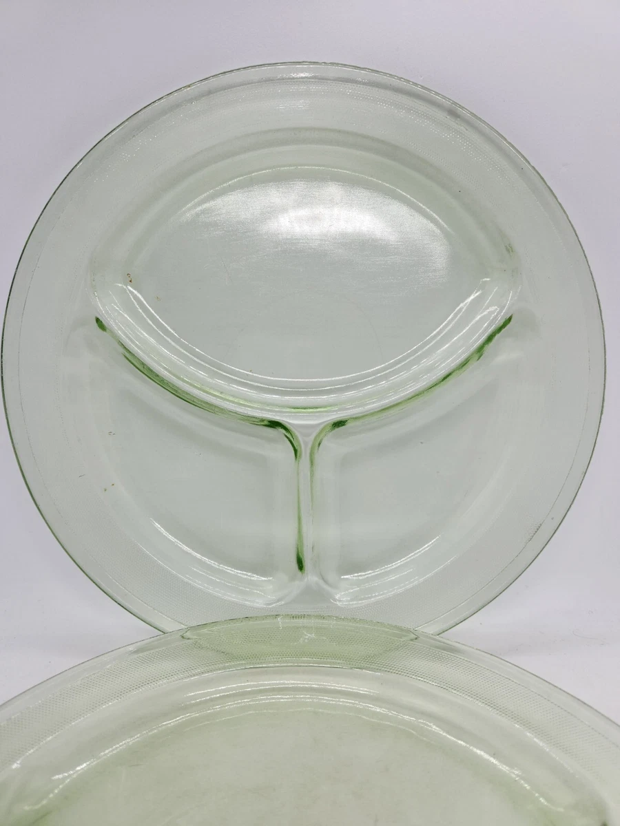 Glass Divided Dinner Plates