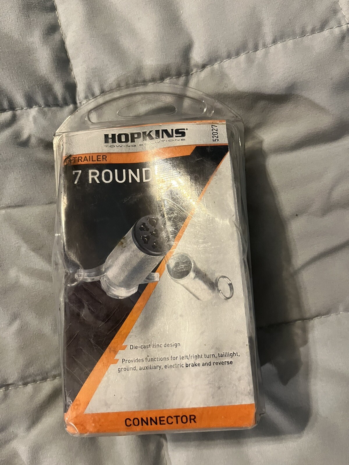 Hopkins Towing Solution 52027 7-Pole Round Heavy Duty Trailer End ...