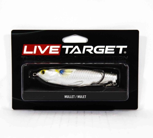 Live Target MCH100T716 Mullet Commotion Bait 4 Inch Silver (2624 ...