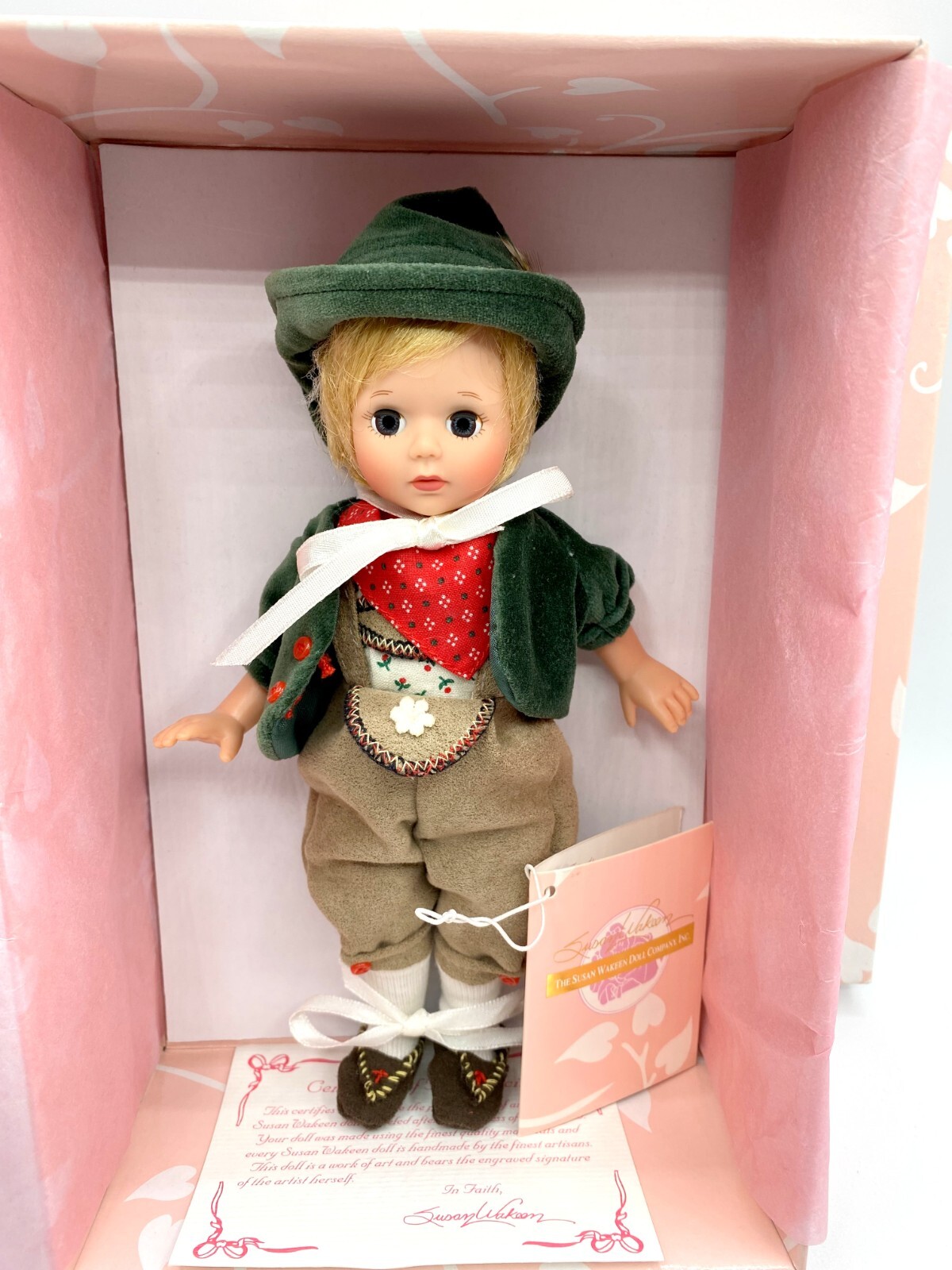 NIB WITH LOVE FROM SUSAN WAKEEN DOLL 8" HANSEL | eBay