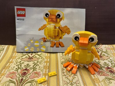 Lego 40202 Easter Chick Yellow 100% Complete W/ Instruction Manual | eBay