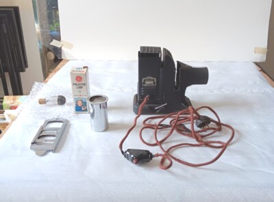 Vintage 1940s Picturol Miniature Slide Projector SVE Model RK With Case ...