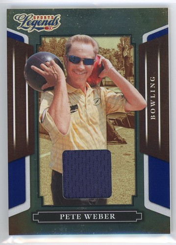 2008 Donruss Americana Sports Legends Pete Weber Blue Worn Jersey /250 ...