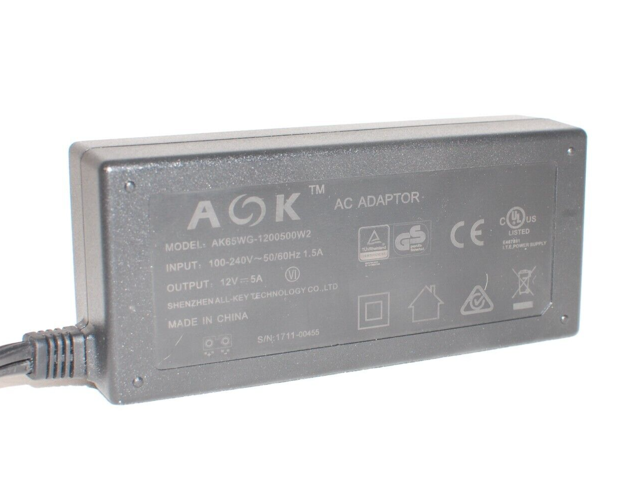 AC Adapter 12v 5A - AOK Model # AK65WG-1200500W2 | eBay