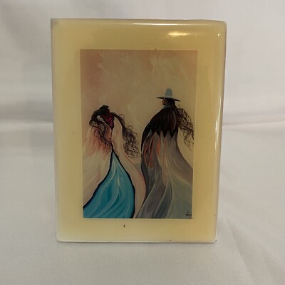 William Bill Rabbit Native American Indian Art Ceramic Tile 4 x 3 Self ...