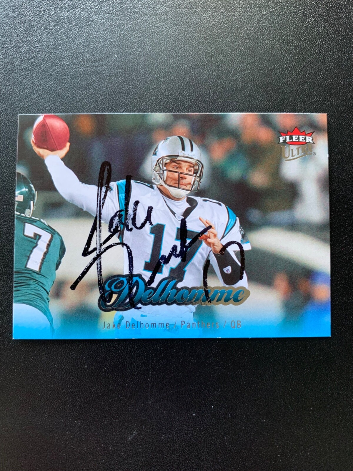 Jake Delhomme Signed 2007 Fleer Ultra Card Carolina Panthers Autograph ...