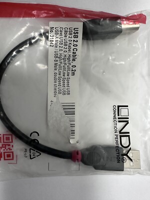 USB 2.0 Cable, USB-A Male / USB-B Male, double shielded | eBay