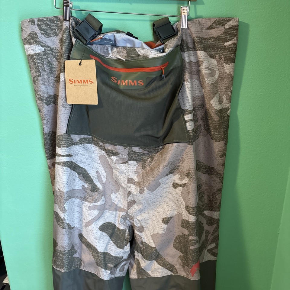 Simms Fishing Products M’s Riffle Outfitter Camo XL Waders | eBay