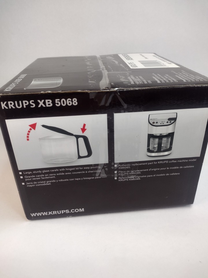 Krups KM 5065 Carafe With Lid XB 5068 New 12 Cup | eBay