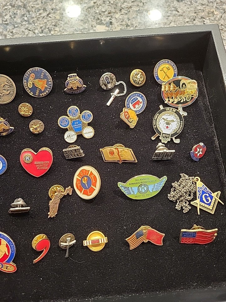 Large Lot Of Over 70 Pins. Many Masonic. | eBay
