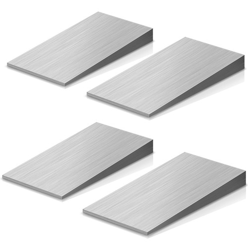 4 PCS Flange Wedge 4 x 2 Beveled Washers Right Angle Wedges Steel ...