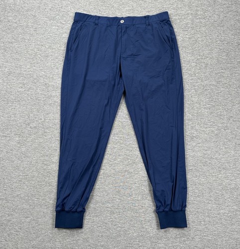 Redvanly Golf Jogger Pants Mens Large Blue Halliday Performance Stretch ...