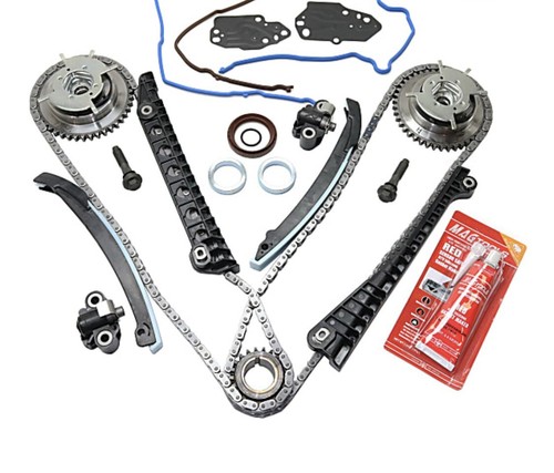 For Ford F150 Lincoln 5.4L Triton 3V Timing Chain Kit+Cam Phasers+VVT ...