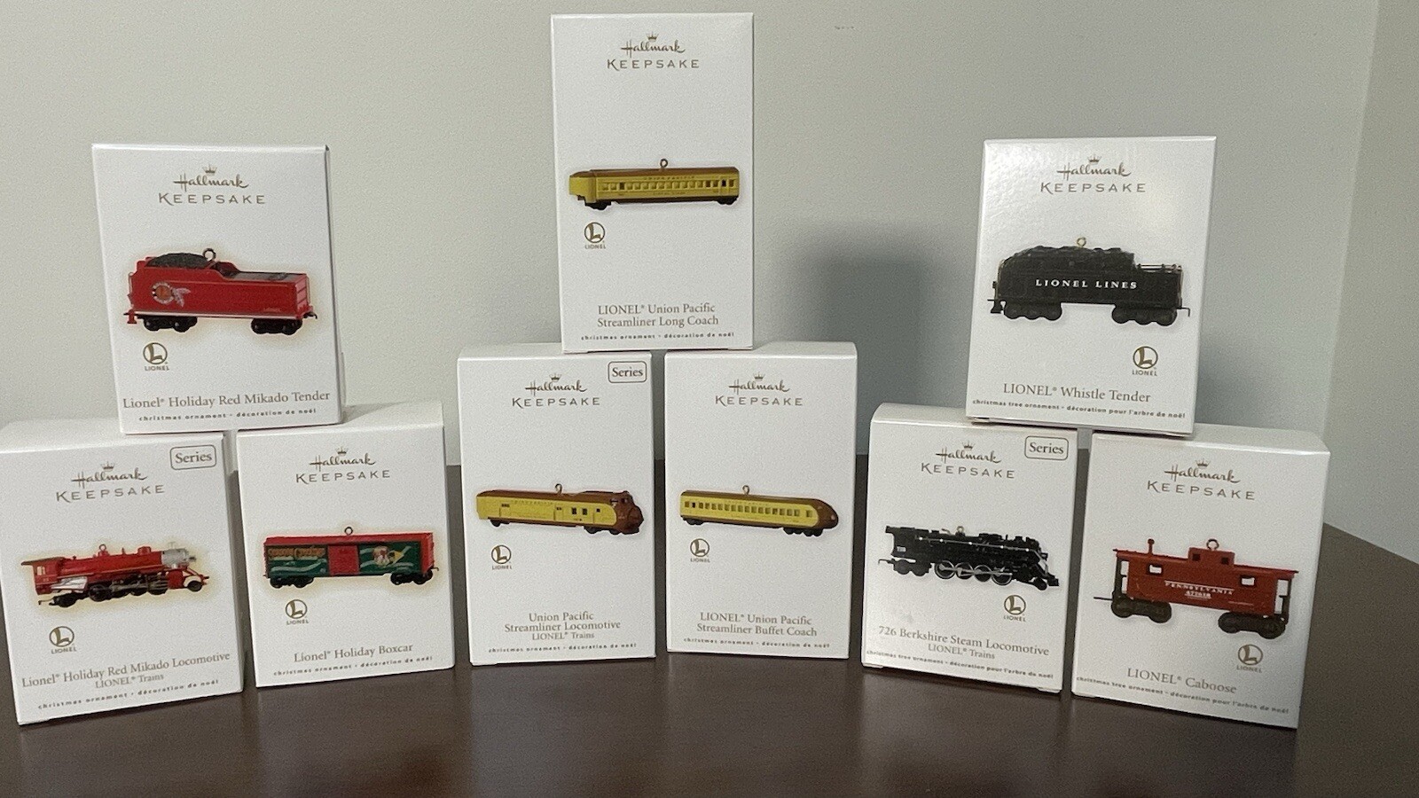 Hallmark Keepsake Ornaments: "LIONEL TRAINS", COMPLETE SERIES (Set Of ...