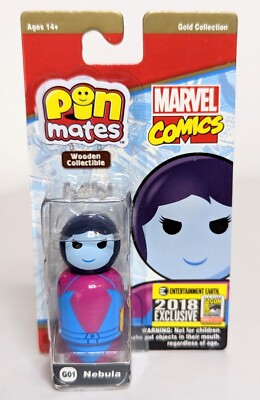 MARVEL Pin Mates SDCC 2018 Gold Collection G01 NEBULA - LIMTED EDITION ...