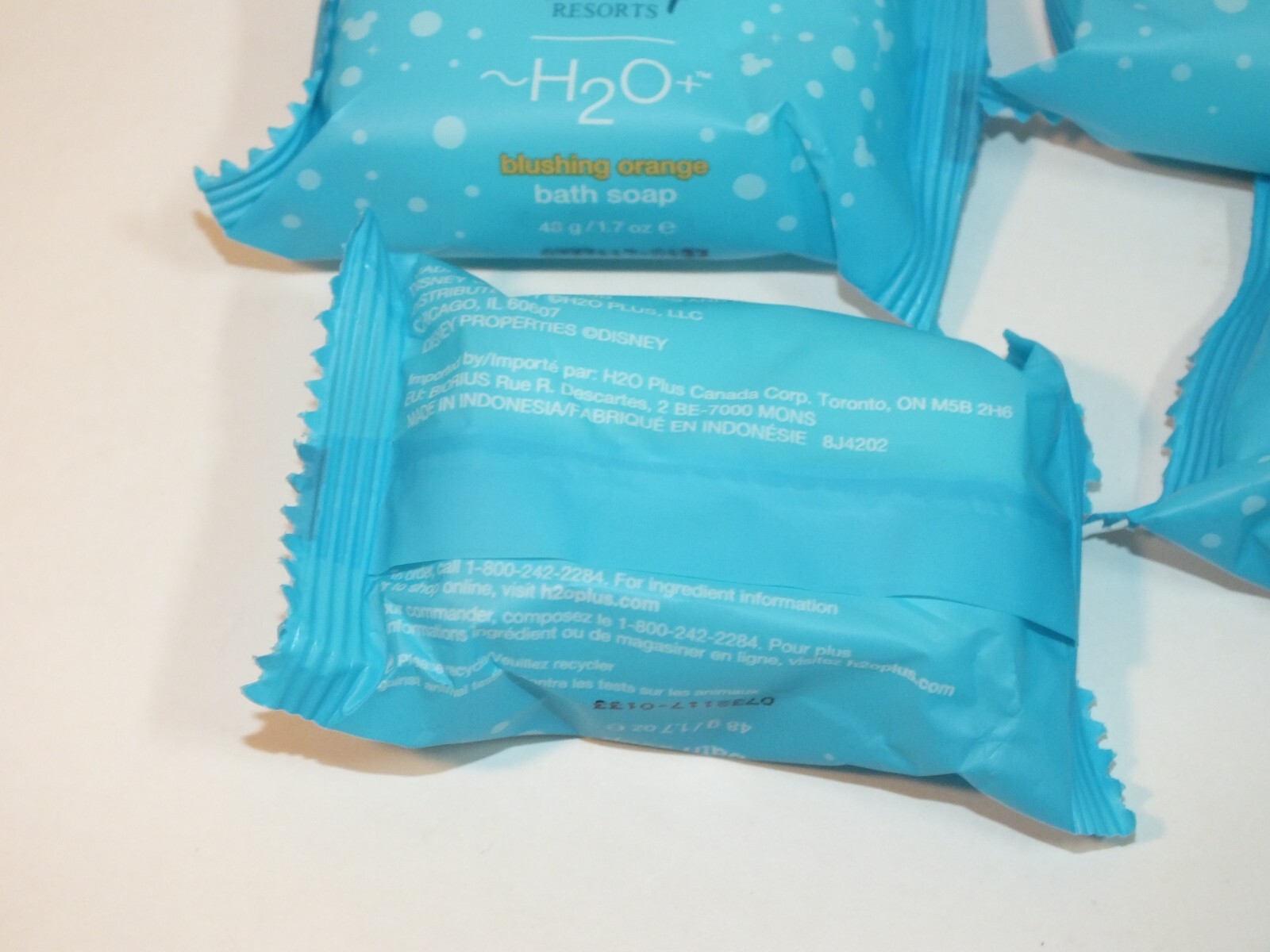 Disney Resorts H20 Bath Soap Blushing Orange Travel Size Mickey Mouse 4 ...