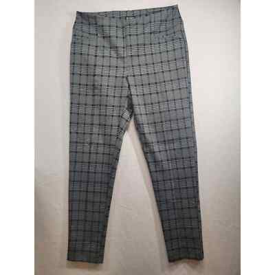 NWOT Soho Women's Black & Gray Plaid Dress Pants Size L | eBay