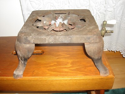 Antique Vintage 1940's Table Top Colonial Cast Iron Stove Burner All ...