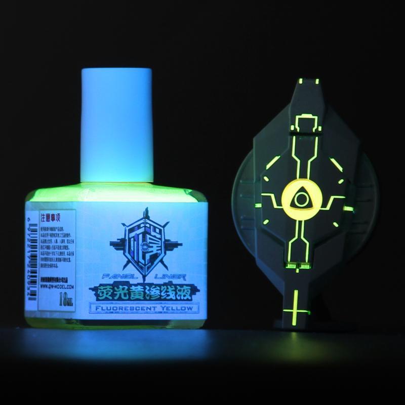 QWmodel Fluorescent Panel Line Accent Color 18ml for Mecha Model ...