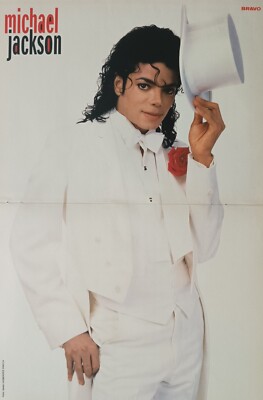 MICHAEL JACKSON - A3 Poster (42x28cm) - Clippings 90er 90s German BRAVO ...