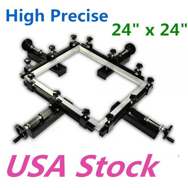 24" x 24" Manual Silk Screen Stretching Machine High Precise Screen ...