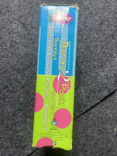 Barneys Exercise Circus/Parade of Numbers (VHS, 1996, 2-Tape Set) for ...