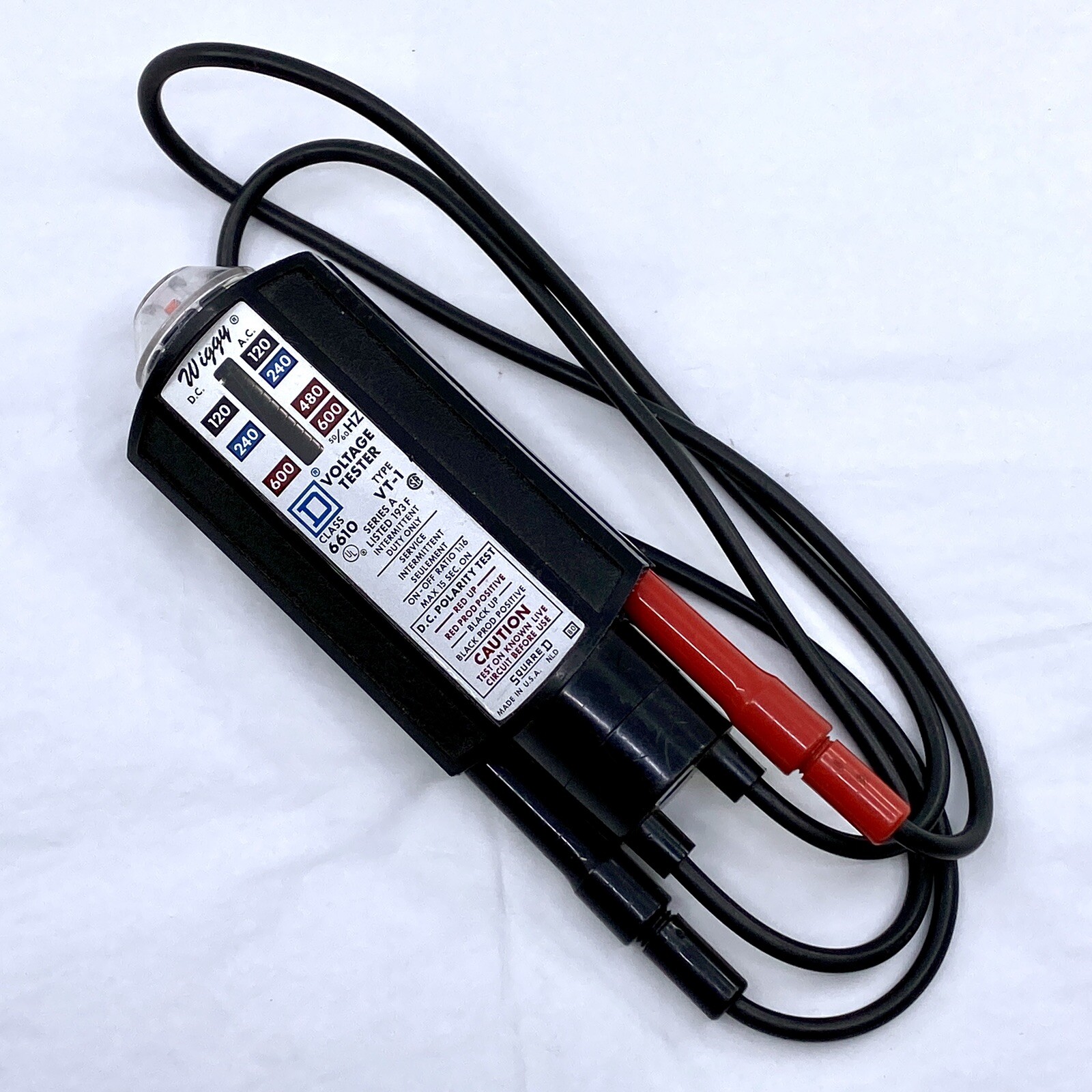 Wiggy 6610 Square D Class Voltage Tester VT-1 Series A 193 F | eBay
