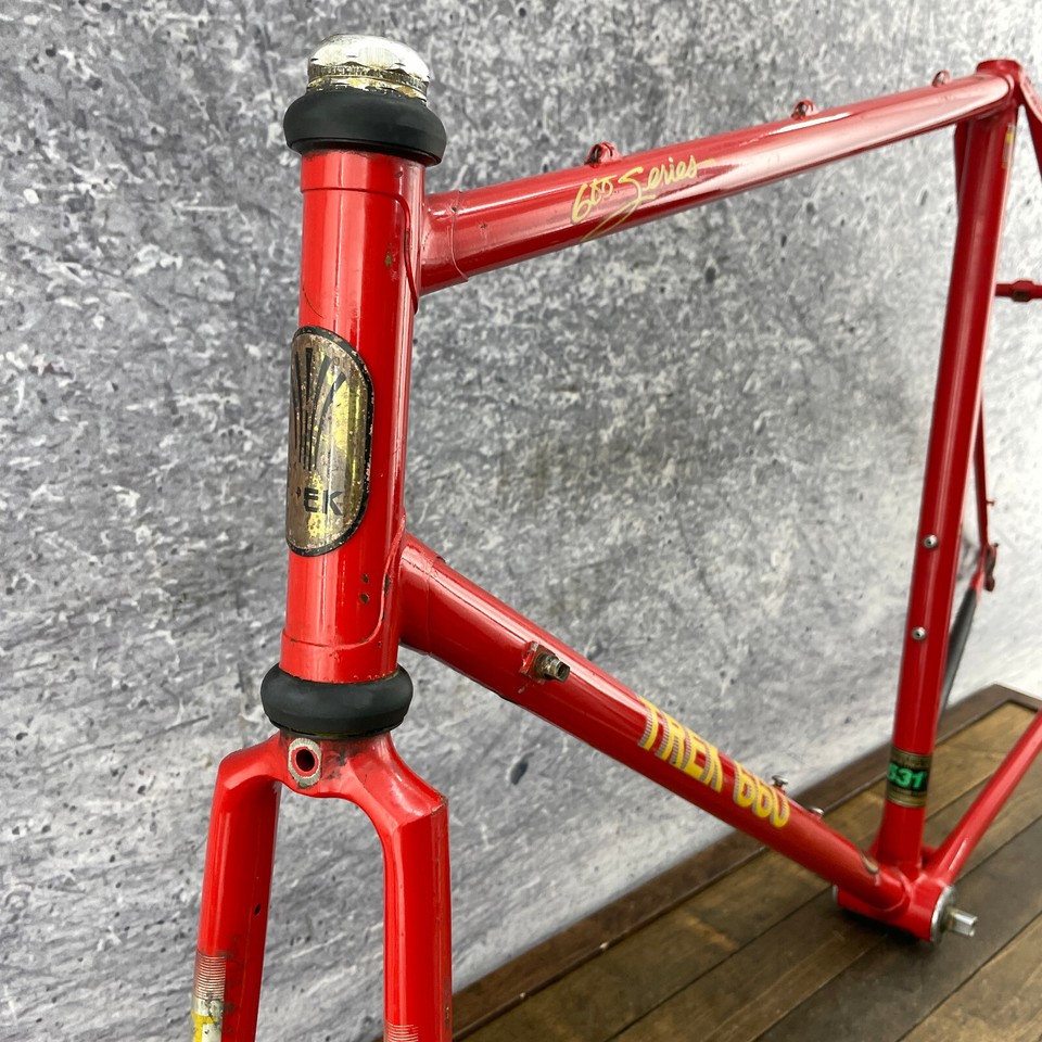 Vintage Trek 660 Frame Set 57 cm USA 22.5 Reynolds 531 Lugged Steel 80s ...