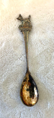 VINTAGE Colorado Souvenir Spoon Collectible BAMBI DEER 5" SILVER MADE ...