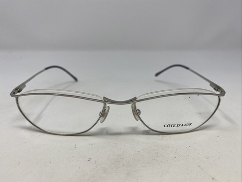 Cote D’Azur Isabel 2 52-16-135 Silver Metal Full Rim Eyeglasses Frame ...