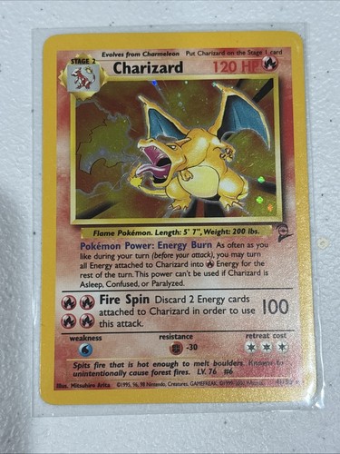 Raw Ungraded Charizard Base Set 2 Holo - Rare 4/130 Pokémon TCG Card NM LP | eBay