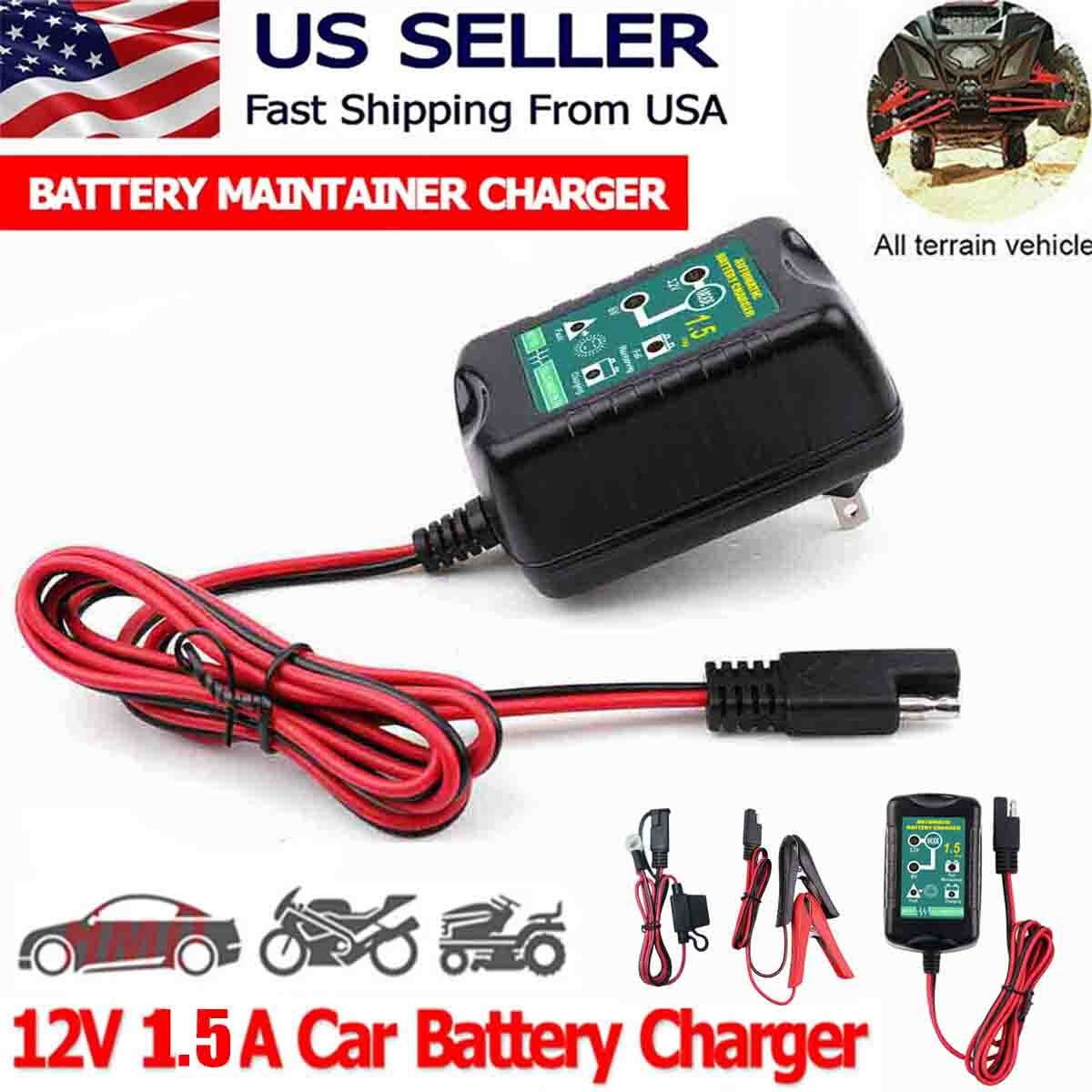 Slow Car Battery Charger Power Up Your Devices | 40A 2in1 Battery