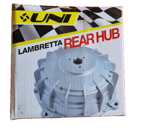 ukscooters LAMBRETTA REAR HUB WITH STUD AND CONE NEW GP LI TV SX DRUM ...
