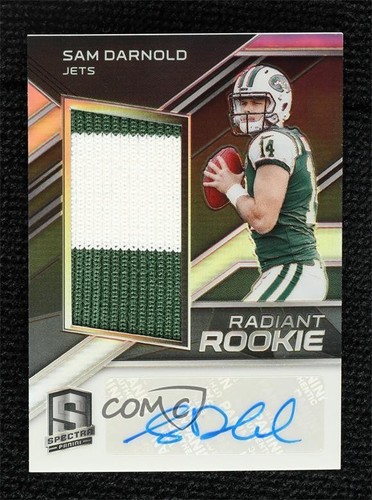 2018 Panini Spectra Radiant Rookie Signatures /35 Sam Darnold RPA Patch ...