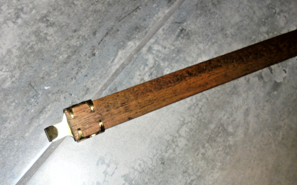 One hook Emperor Grandfather Clock Pendulum~ extra long 38 1/2 in x 6 1 ...