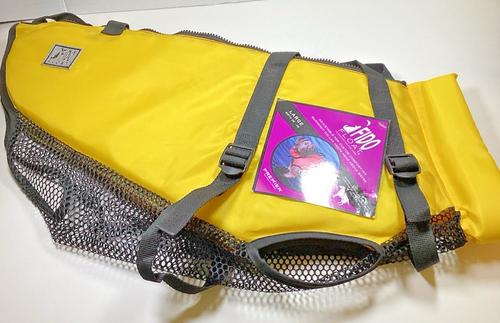 Premier Fido Float for LARGE Dog /Pet Flotation Aid, Life Jacket/Yellow ...