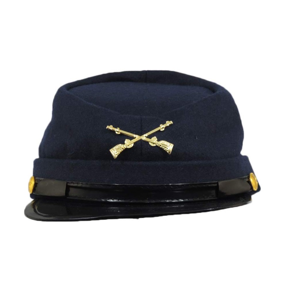 100% Wool Civil War Union Kepi Replica Hat S/M 791082454170 | eBay UK