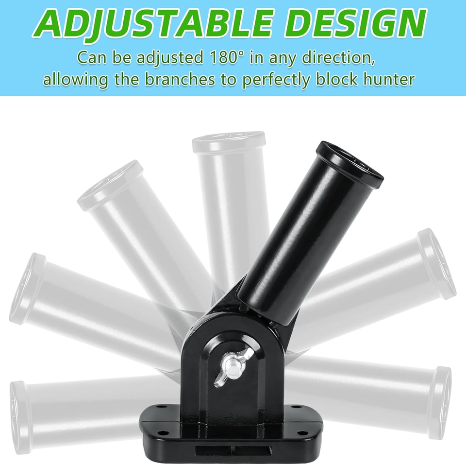 2 Pack Metal Hunting Tree Stand Branch Holders, Adjustable Branch ...