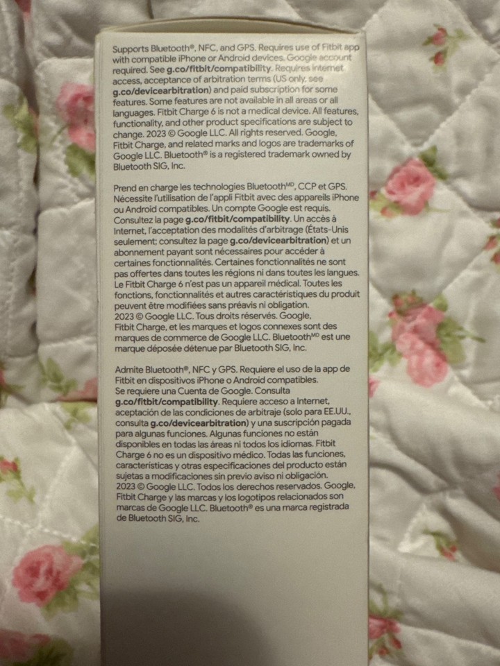 Fitbit Charge 6 Silver New in Box | eBay