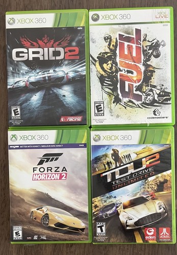 Lot Of 4 Xbox Games-Fuel Xbox Live, Grid2, Forza Horizon2, TDU2 | eBay