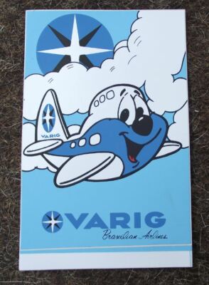 Varig Brazil Brazillian Airlines Star Logo Aircraft Airliner Sticker ...