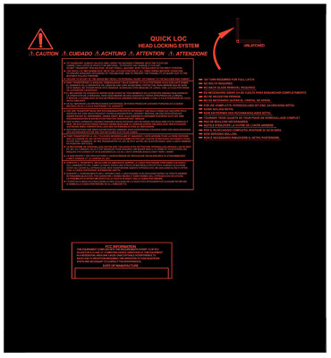 Pinball STERN Backbox Warning Decal | eBay