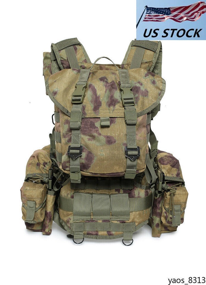 Russian SMERSH M1 Chest Rig A-TACS FG Set Tactical Vest MOLLE Ruins ...