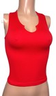 Hot Red Ribbed Slim Fit Seamless Top S/m L/Xl Devil Cami Crop Top New ...